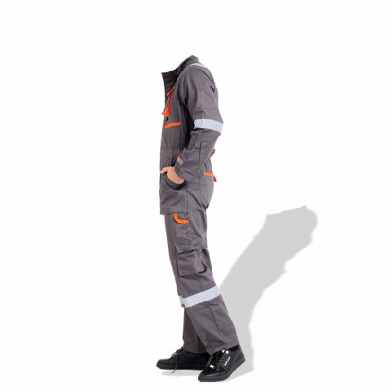 EU Coverall European Style gray front